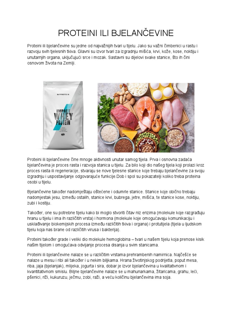 Ivan Pavao Bulic - Proteini | PDF