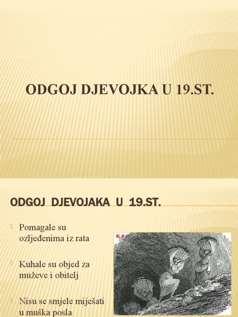 Odgoj Djevojaka U 19.St. U HR | PDF