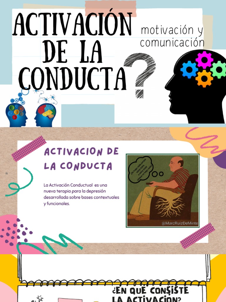 Activacion de La Conducta Motivacion y Comunicacion | PDF | Motivación ...