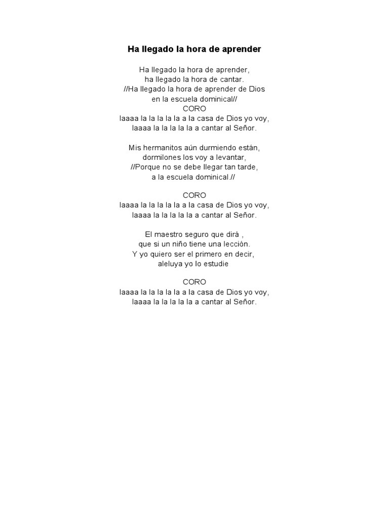 La Escuela Dominical | PDF