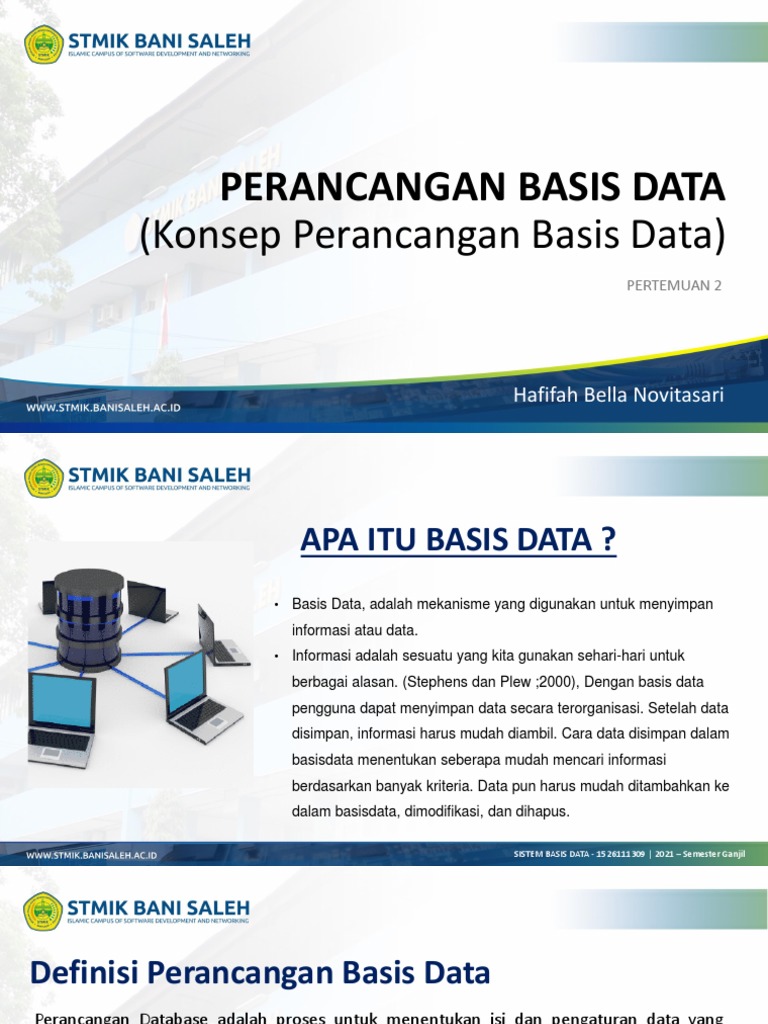 Pertemuan 2 - Perancangan Basis Data (Konsep Perancangan Basis Data) | PDF Pertemuan 2 - Perancangan Basis Data (Konsep Perancangan Basis Data) | PDF