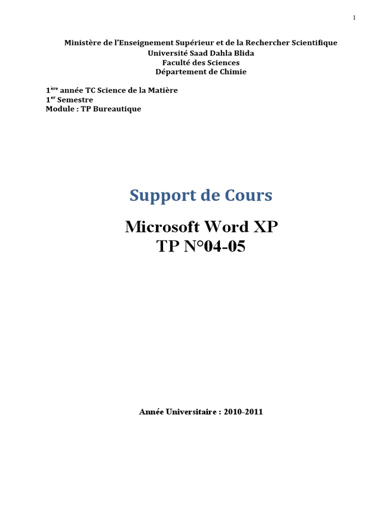 TP4+5 Bureautique | PDF