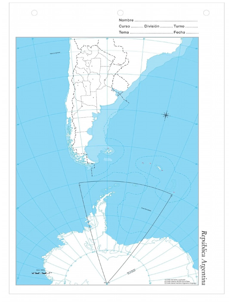 Mapa Argentina Bicontinental | PDF