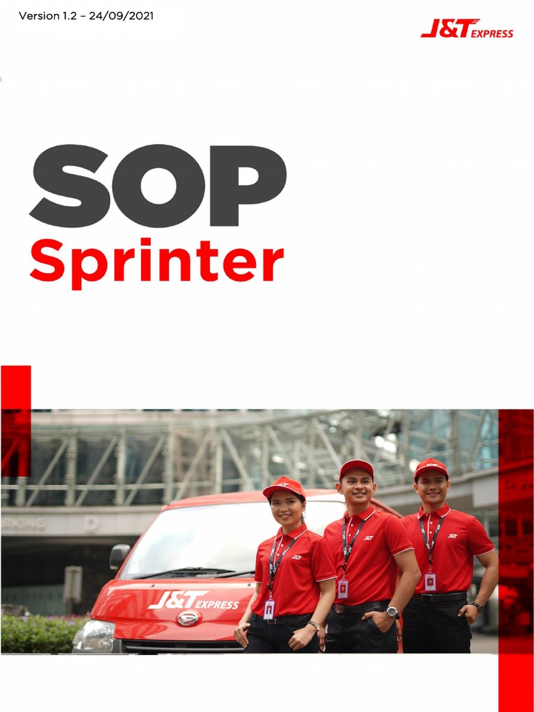 SOP Sprinter J&T Express 2021 | PDF