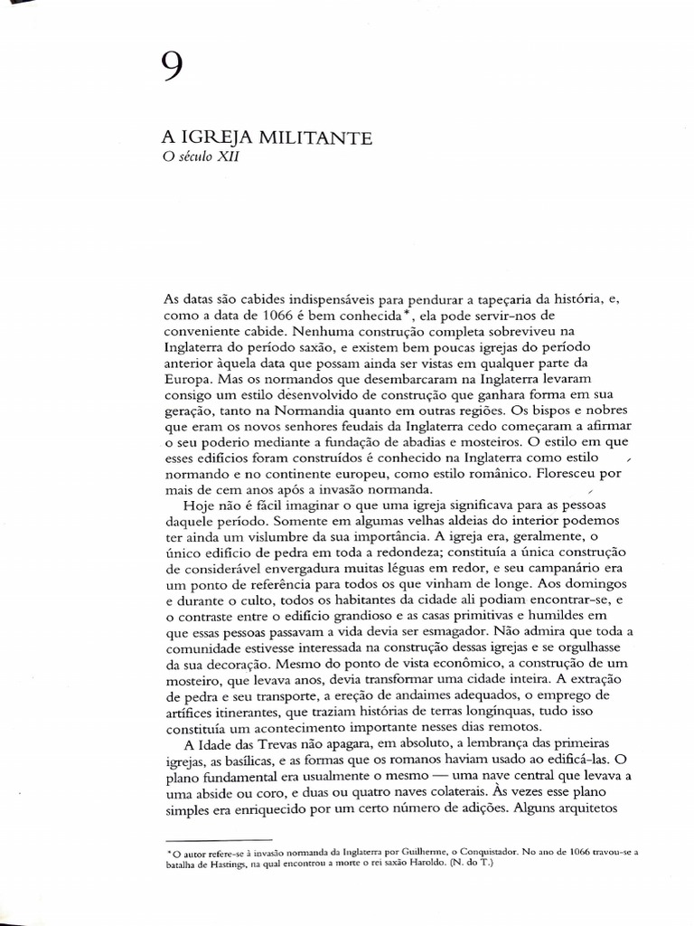 GOMBRICH, E. A História Da Arte (Cap. 9 e 10) | PDF