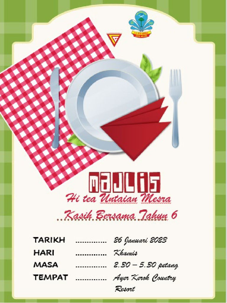 Template Buku Program Jamuan Terbaru Anyflip | PDF