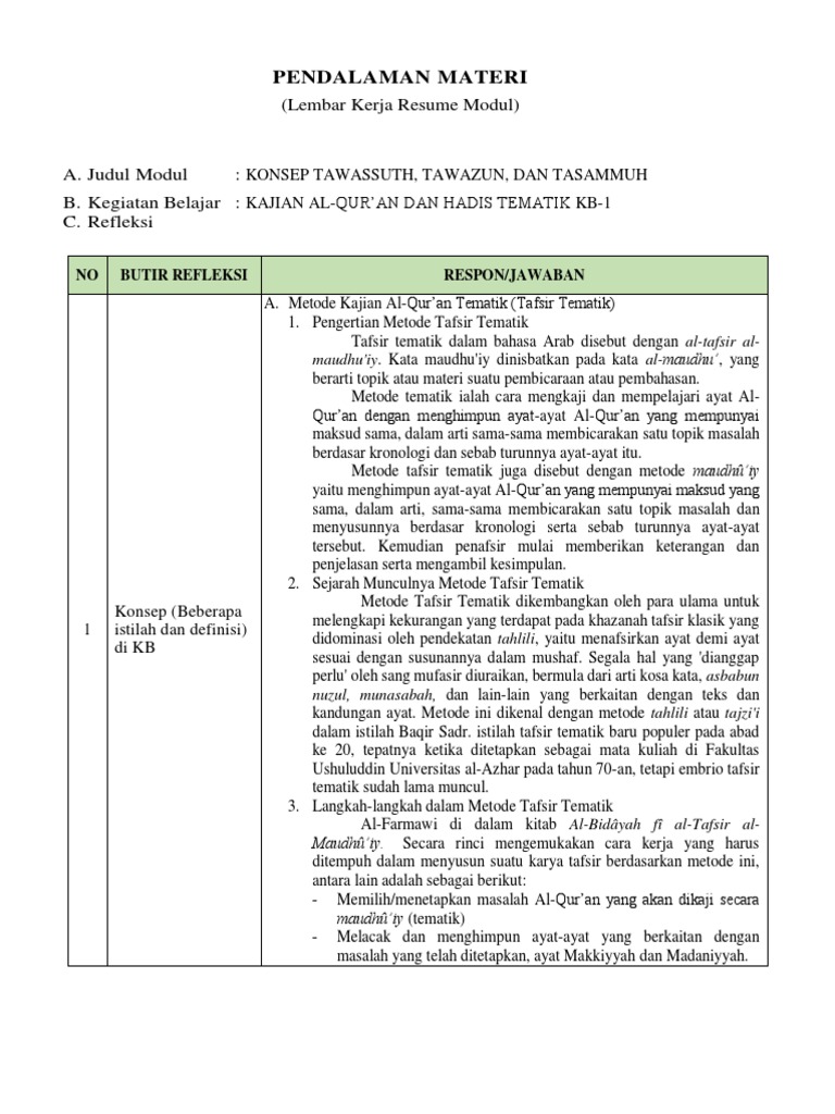 LK - Resume Modul 1 KB-1 | PDF