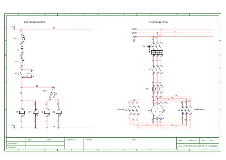 Motor Partida Estrela-Triângulo | PDF