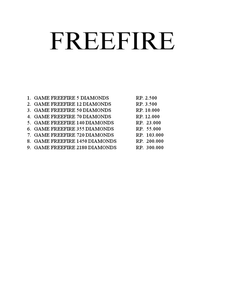 Free Fire | PDF