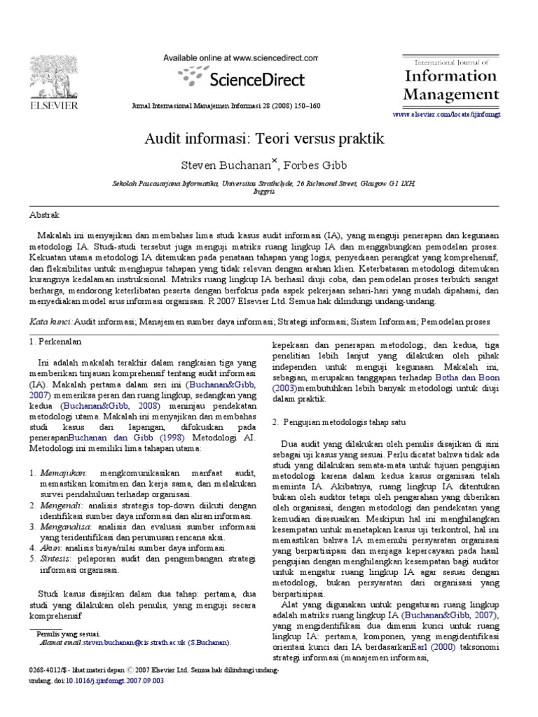 Artikel Internal Audit INDO - Najmi Laili | PDF