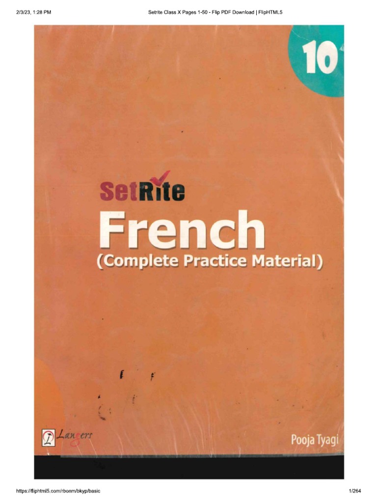 Setrite French Grade 10 by Your Boy | PDF