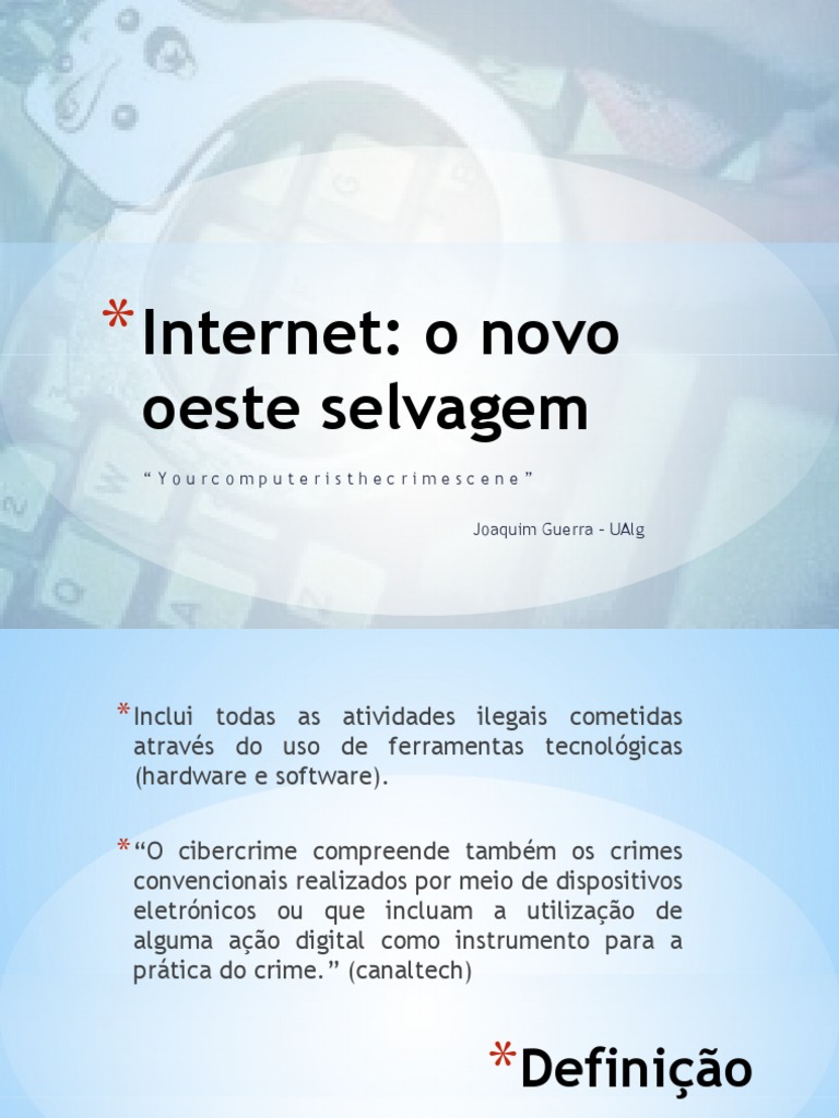 6.criminalidade Informática - Nova Versão | PDF | Crimes cibernéticos | Phishing