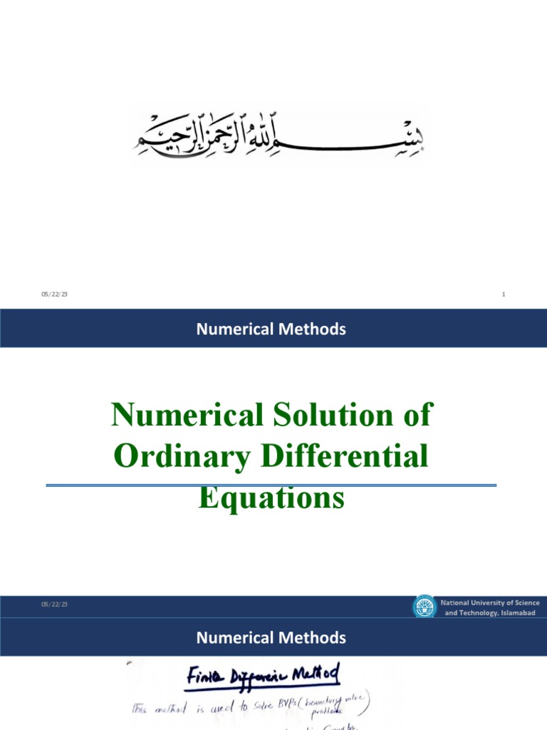 Lec # 35 Nust | Download Free PDF | Applied Mathematics | Mathematical Relations