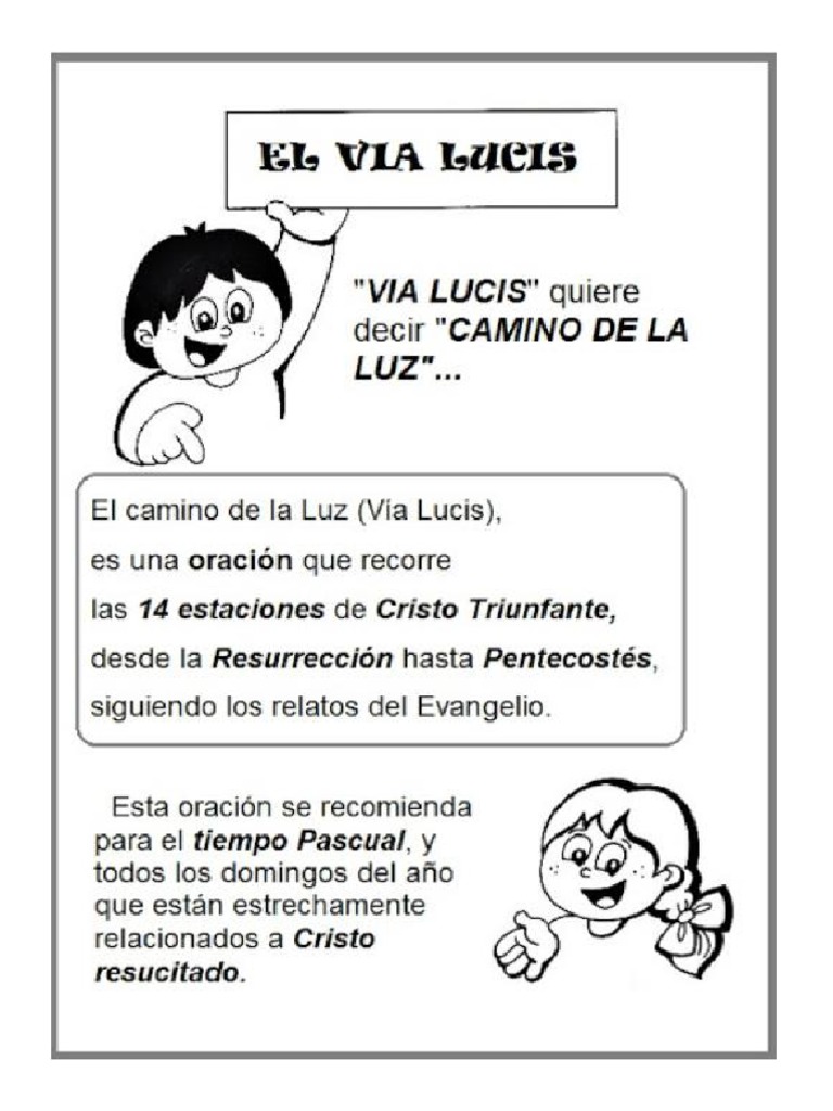 Vía Lucis para Niños | PDF