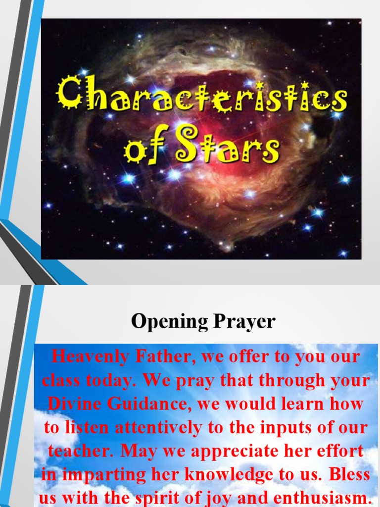 Characteristics of Stars | PDF | Stars | Sun
