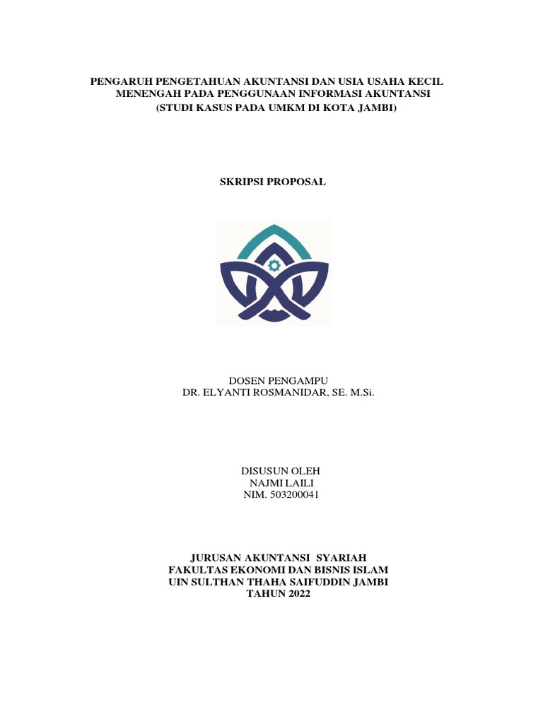 FINAL BAB 1, 2, 3 - Metopen - Najmi Laili | PDF