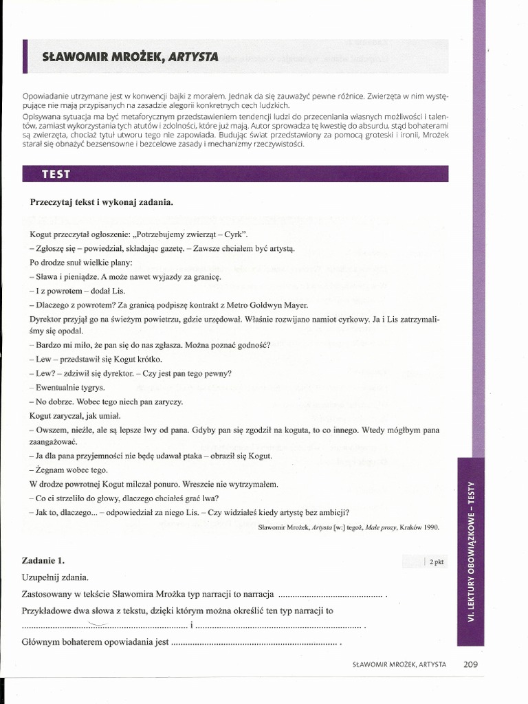 Artysta Mrozek | PDF