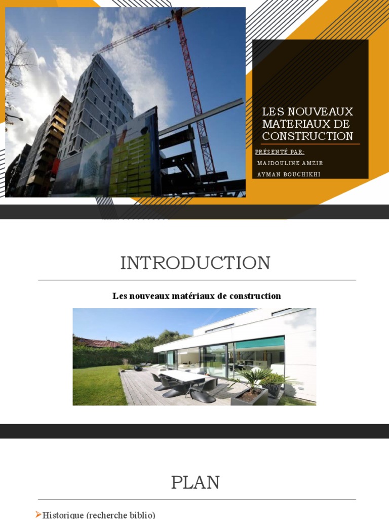 Nouveaux Matériaux de Construction | PDF | Matériaux de construction | Ingénierie civile