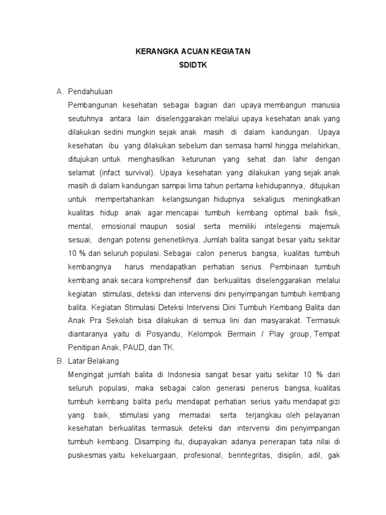 Kak Sdidtk 2020 | PDF