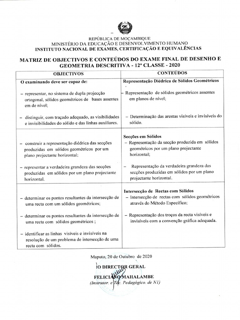 Matriz DGD 12 CL | PDF