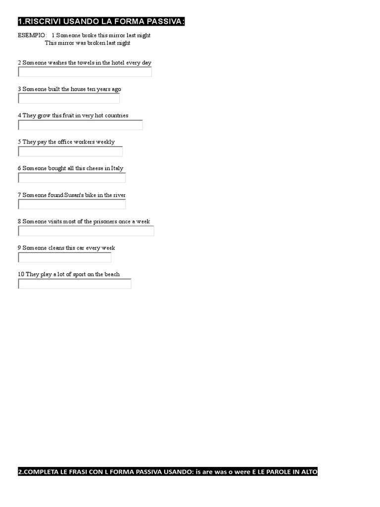 Verifica Inglese | PDF