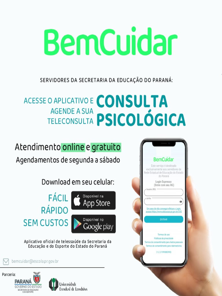 Programa Bem Cuidar - Uel Seed | PDF | Saúde mental | Pensamento