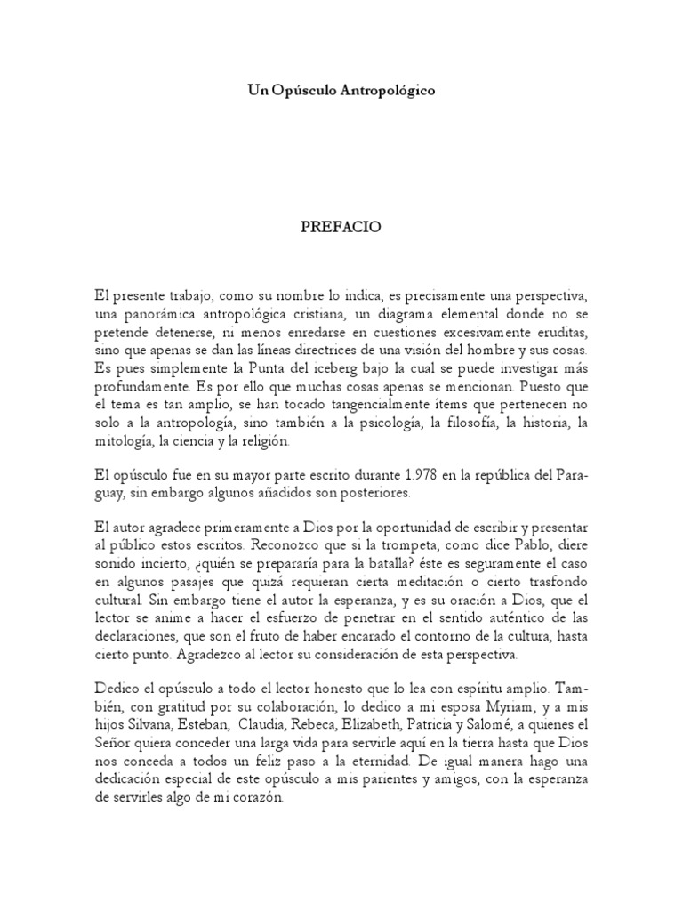 Gino Iafrancesco - ANTROPOLOGIA - Un Opúsculo Antropológico | PDF ...