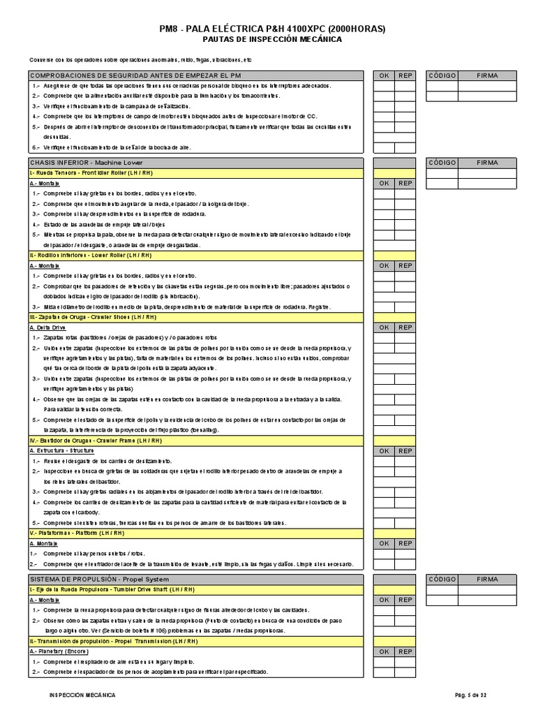 PM8 Mantenimiento3 | PDF | Engranaje | Bomba