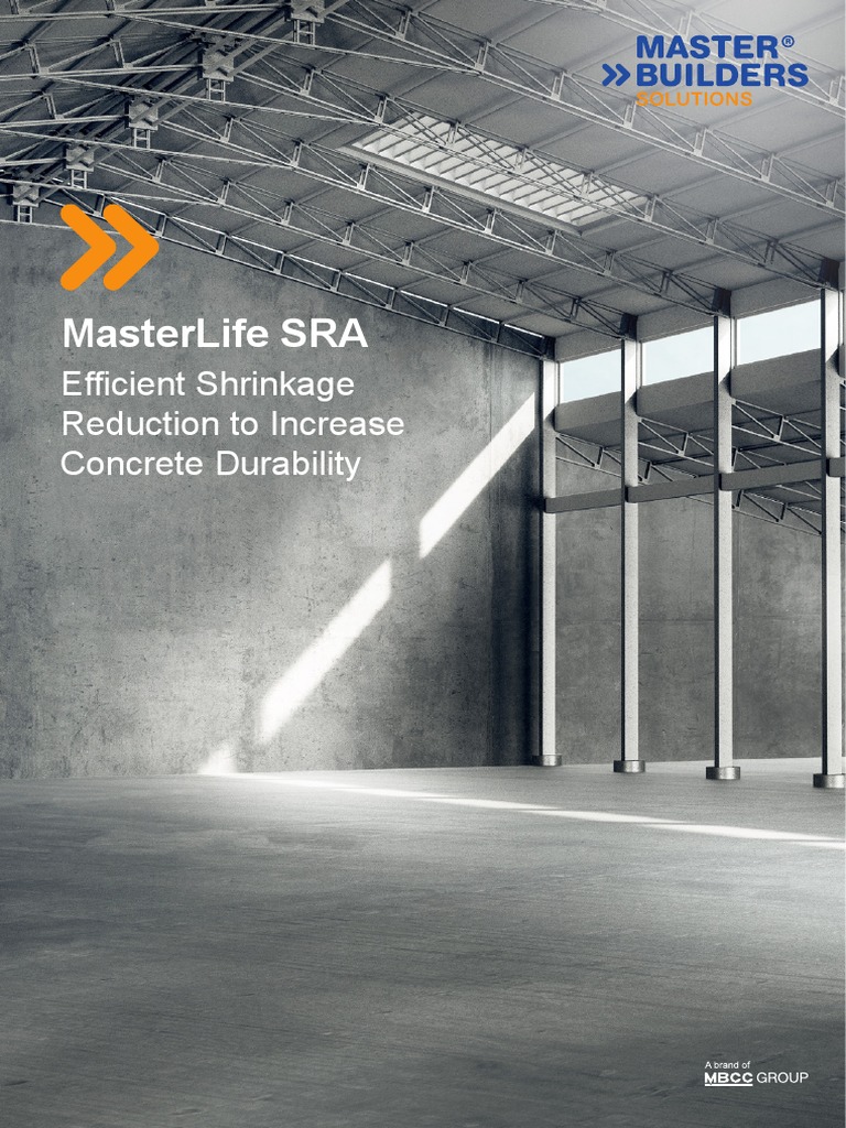 Brochure Masterlife - Sra | PDF | Concrete | Cement