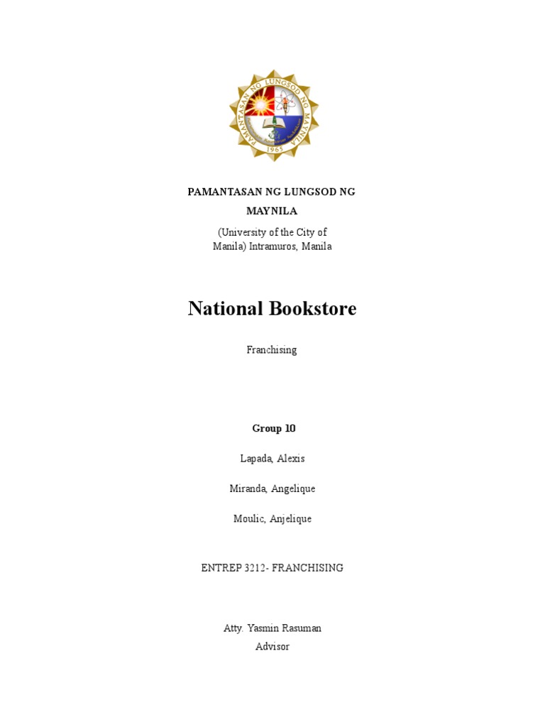 Group10 NBS | PDF | Franchising | Private Sector