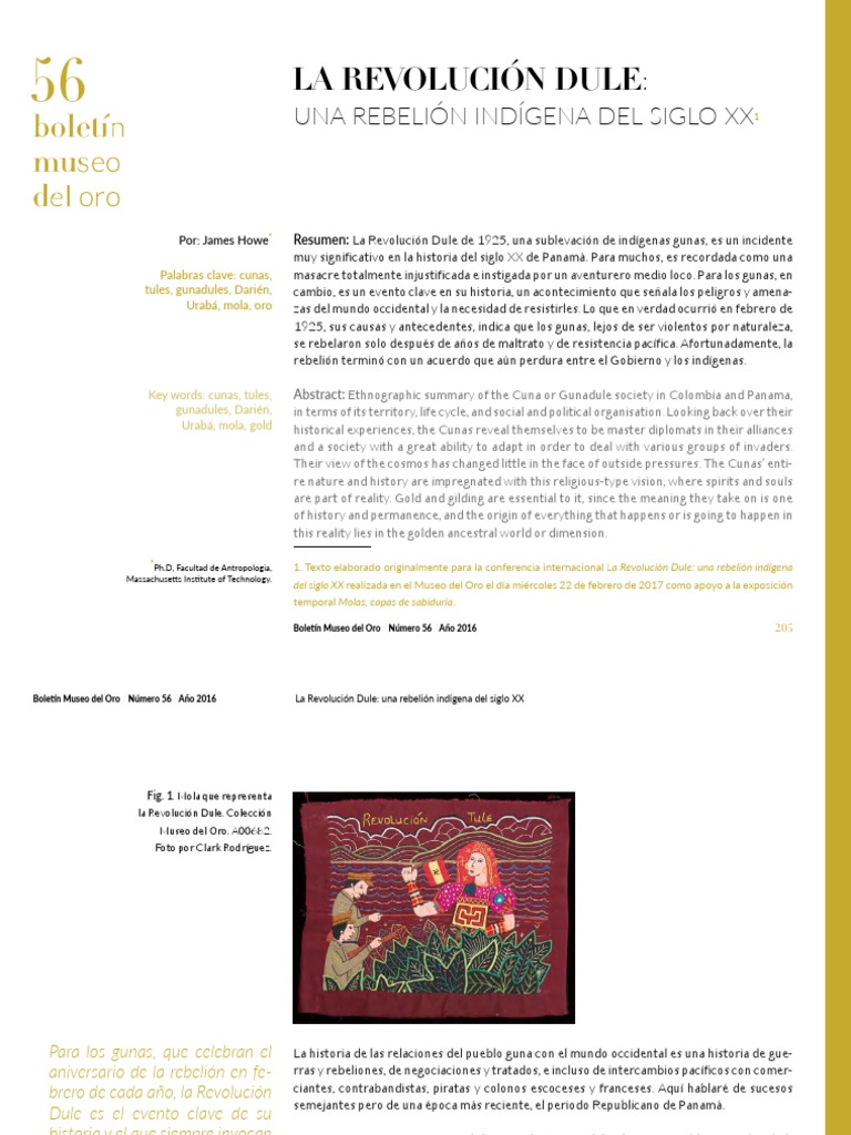Revolución Dule: Rebelión Guna 1925 | PDF | Panamá