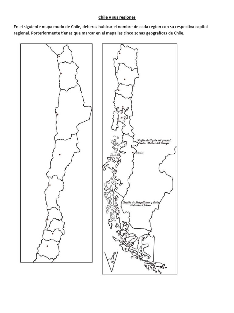 Chile y Sus Regiones | PDF