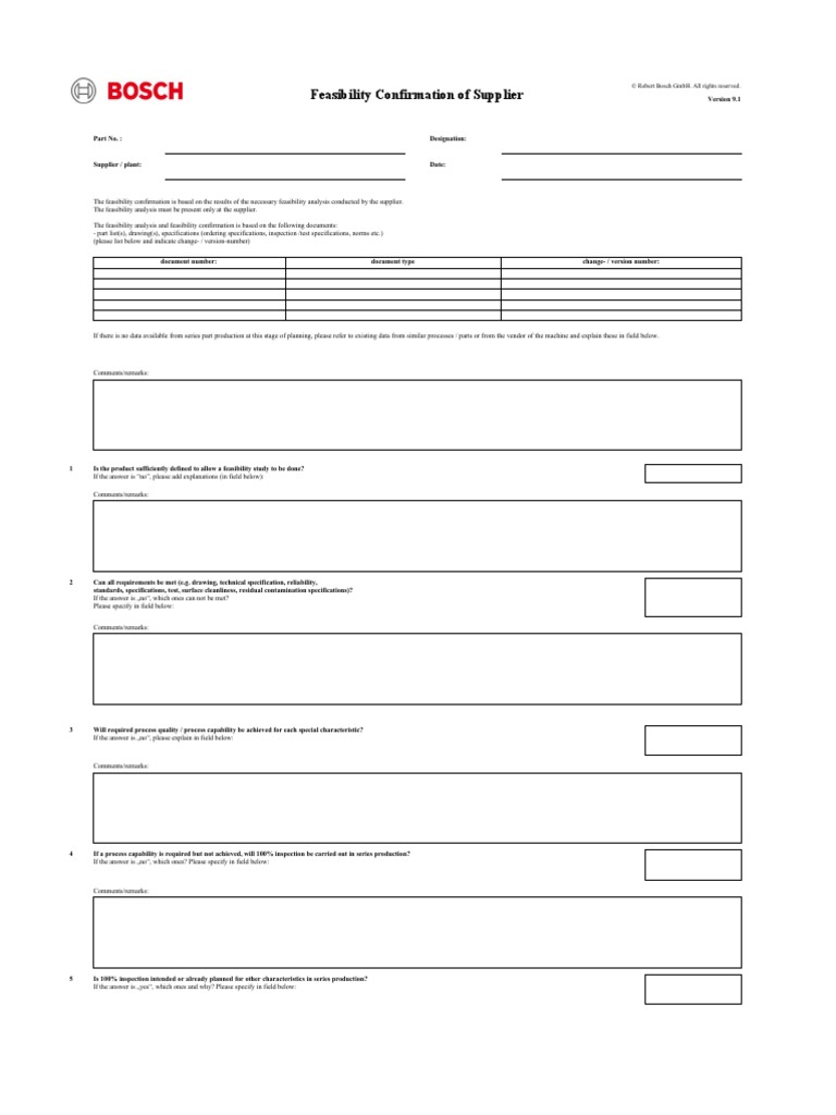 Feasibility Confirmation | PDF | Specification (Technical Standard) | Reliability Engineering