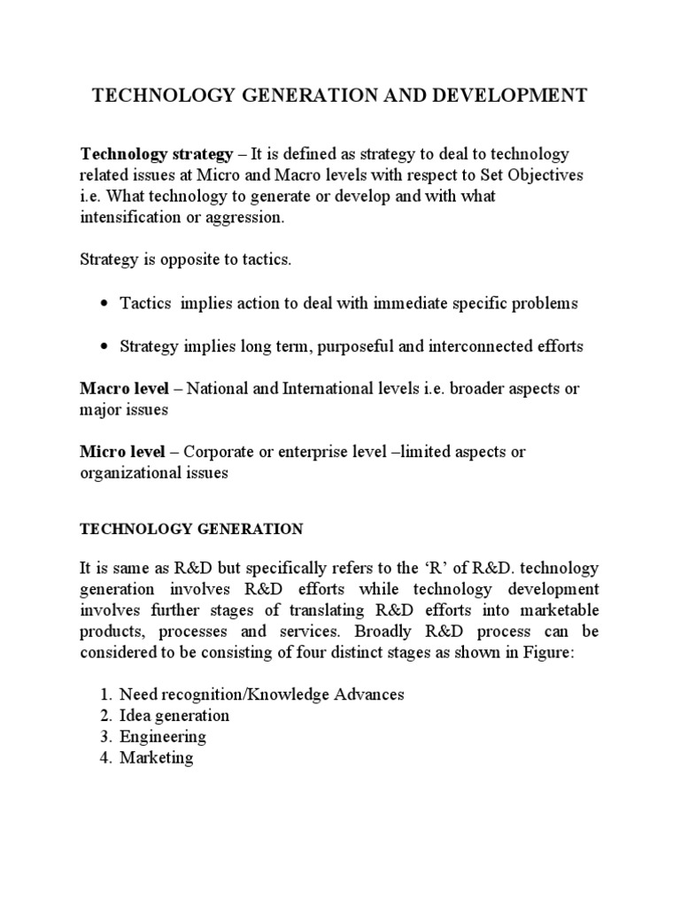 Technology Development - Transfer | PDF | Joint Venture | Business ...