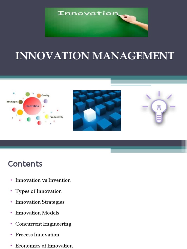 Innovation Strategies and Models | PDF | Innovation | Engineering
