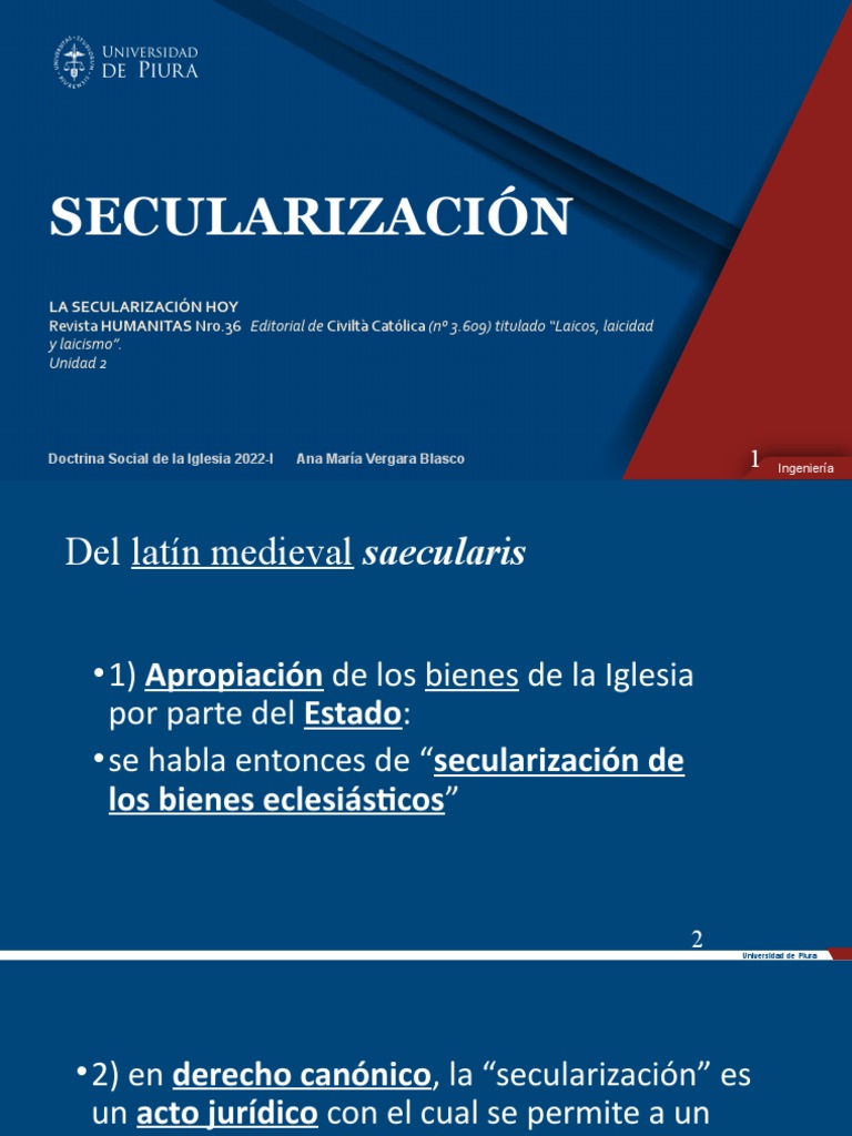 7 Secularización | PDF | Iglesia Católica | Secularidad