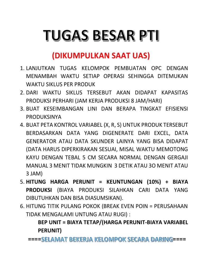 Tugas Besar Pti | PDF