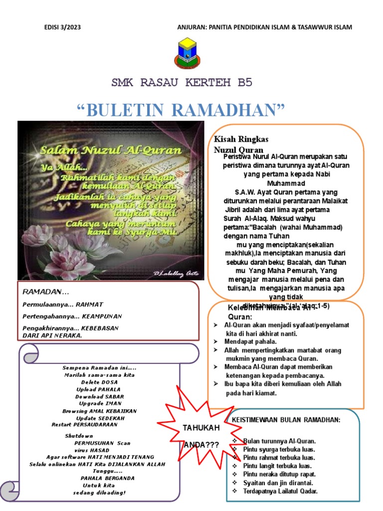 Edisi 3 Buletin Ramadhan To Edit | PDF