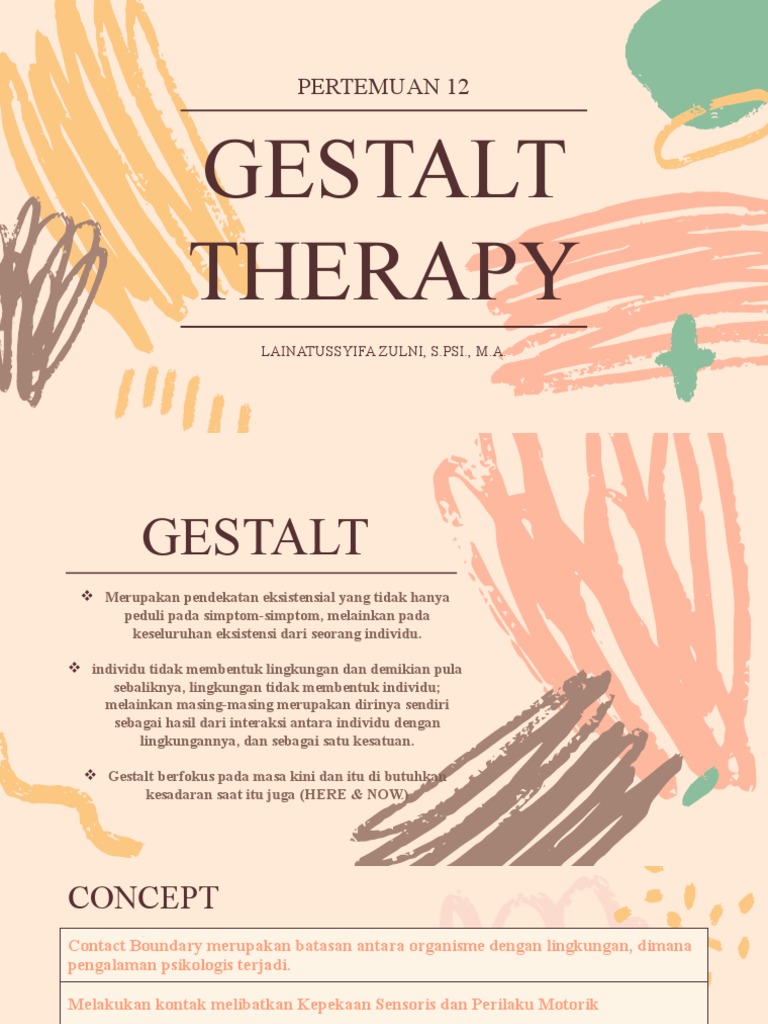 Gestalt Therapy | PDF