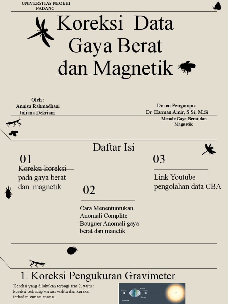 Koreksi Data Gaya Berat | PDF