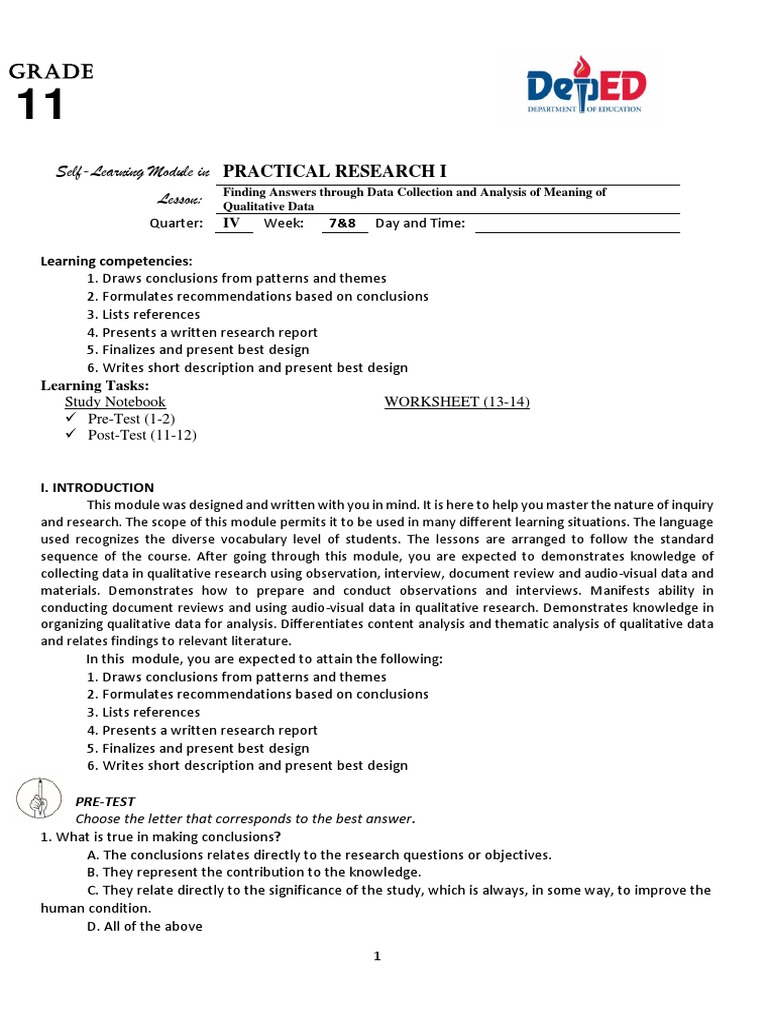 Research Module | PDF | Citation | Apa Style