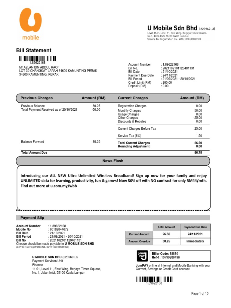 Ebill 2021102101120481131 | PDF | Payments | Debit Card