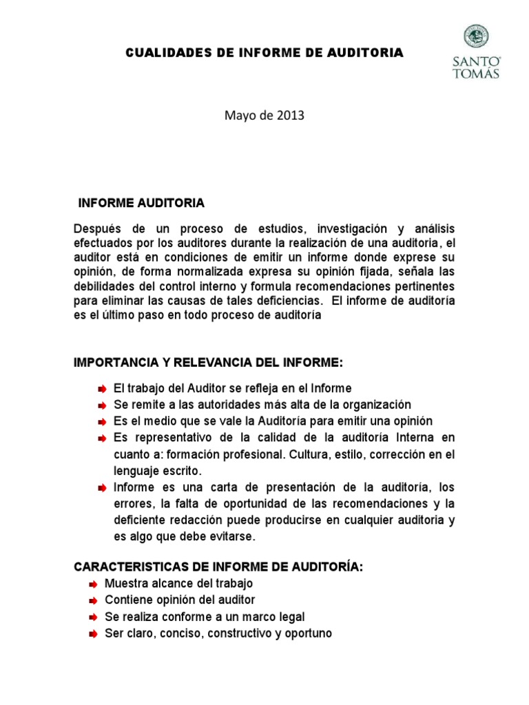 Ok Informes de Auditoria | PDF | Auditoría | Contralor