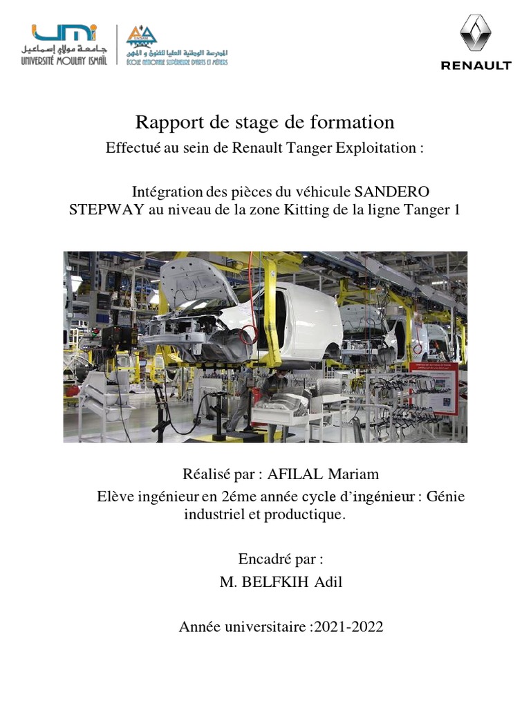 Rapport PFA | PDF | Renault | Nissan
