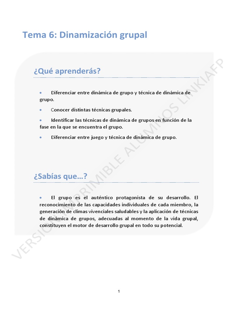 HHSS T06 Impr | PDF | Evaluación | Experiencia