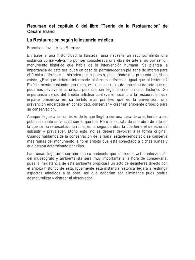 Resumen Del Capítulo 6 Del Libro | PDF