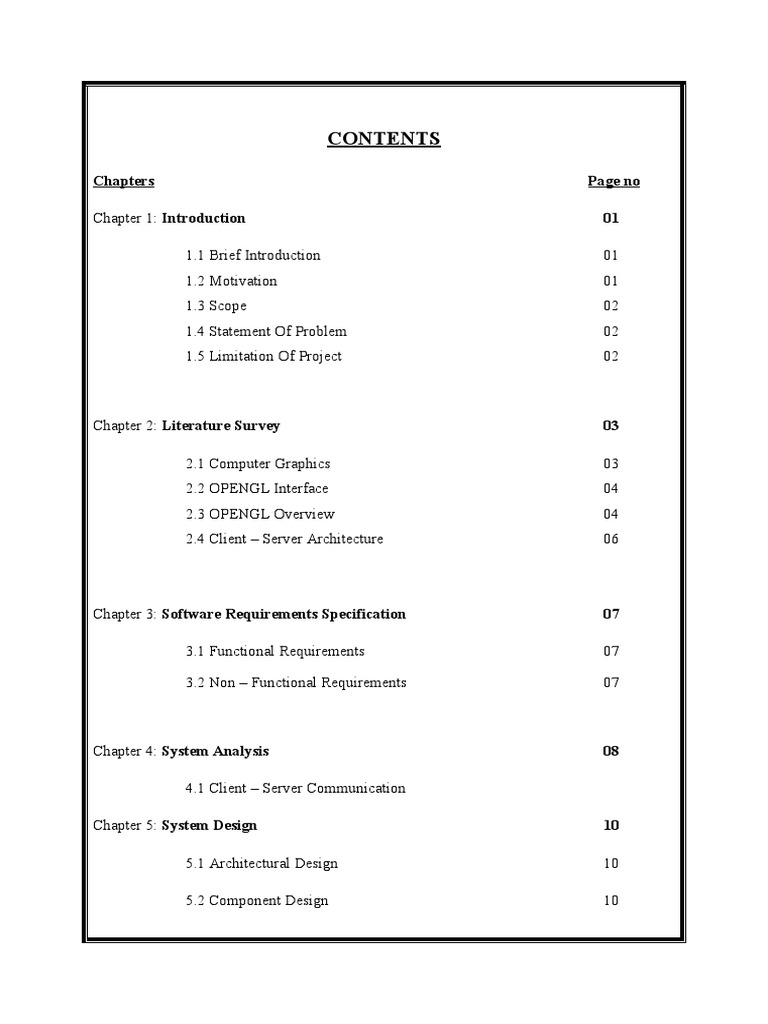 CG Report Draft Final | PDF | Client–Server Model | Computing