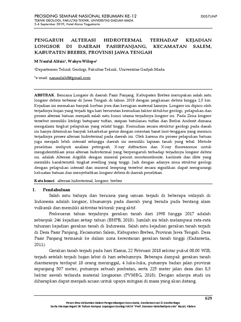 Prosiding Alterasi UGM | PDF