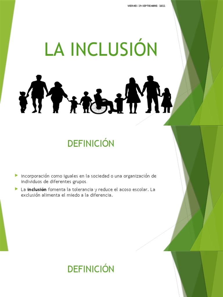La Inclusion | PDF | Inclusión (Educación) | Invalidez
