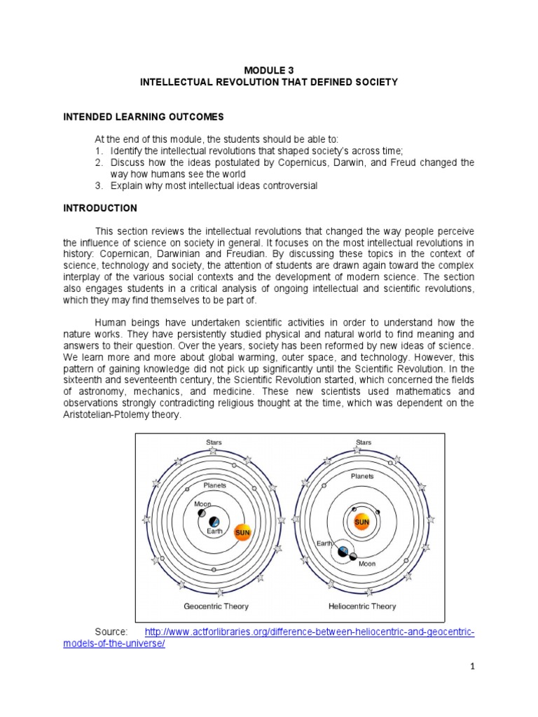 Module 3 Sts | PDF | Science | Heliocentrism
